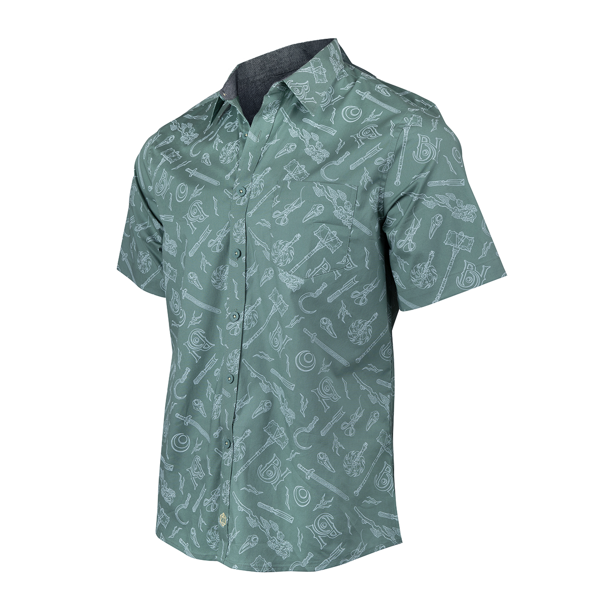Bells Hells Weapons Button Down Short Sleeve Shirt – Critical Role
