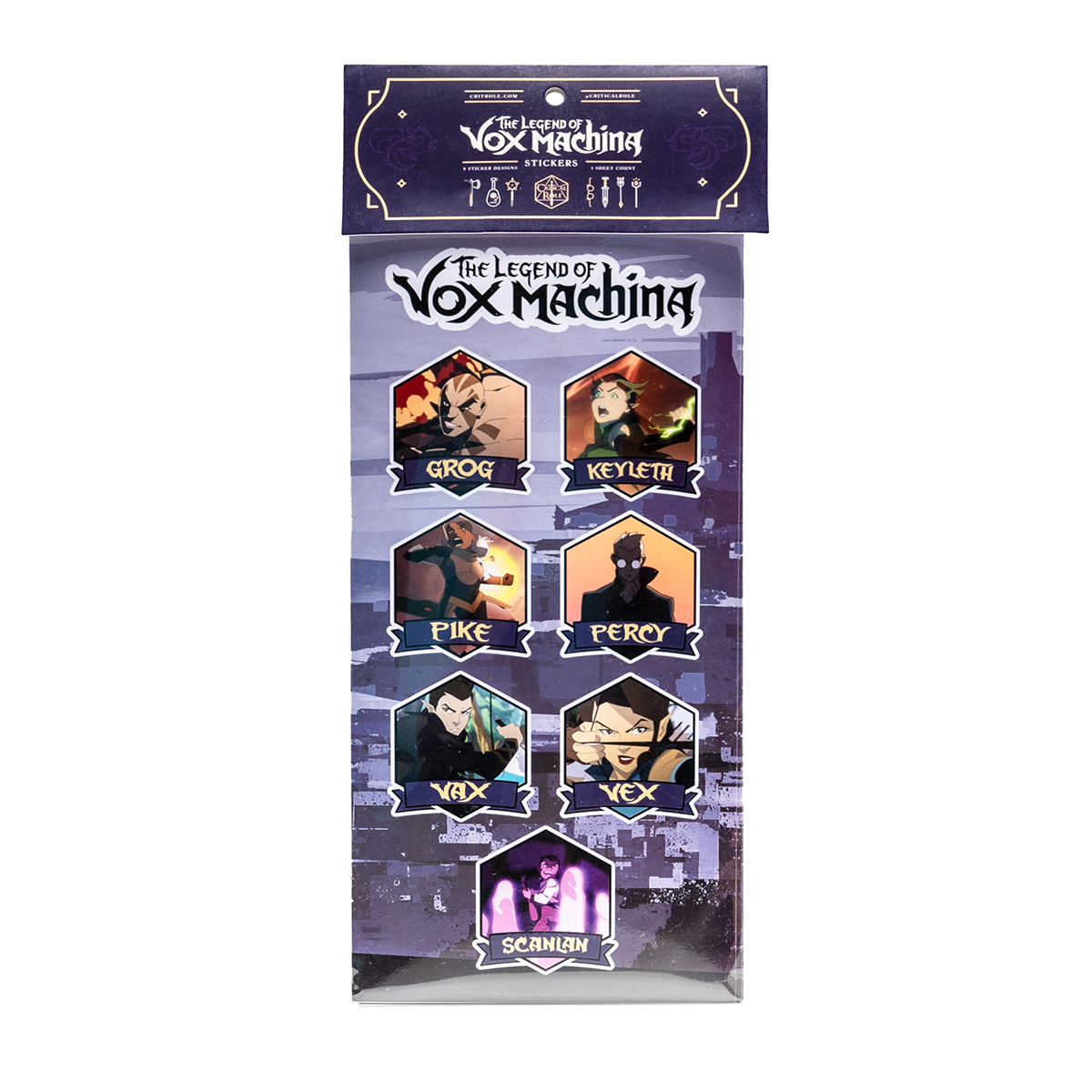 The Legend of Vox Machina Sticker Set – Critical Role